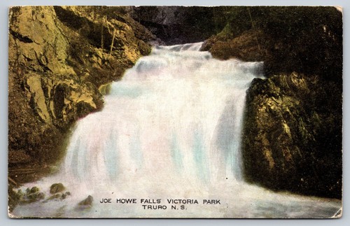 Truro Nova Scotia Joe Howe Falls Victoria Park Postcard NS Posted 1908 ...