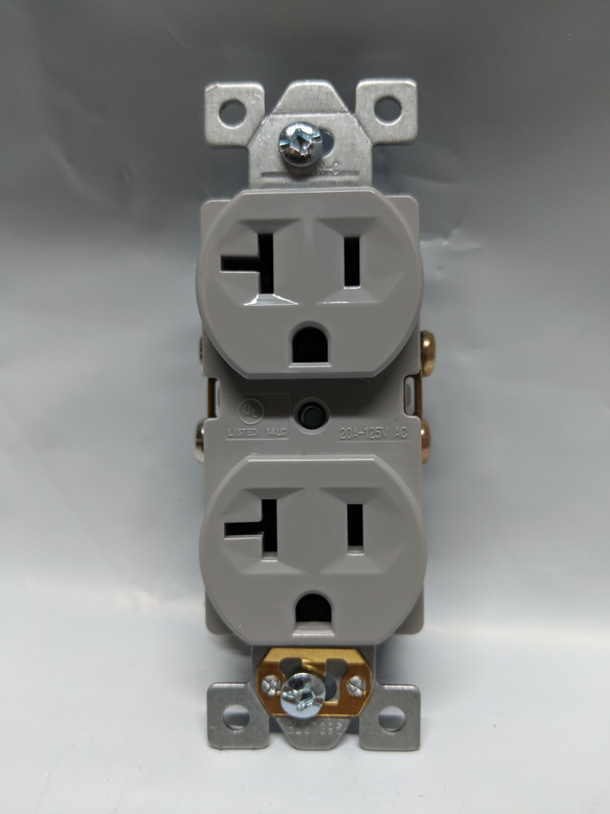 (50 pc) NEW Standard Duplex Receptacles 20 Amp GRAY 20A Commercial ...