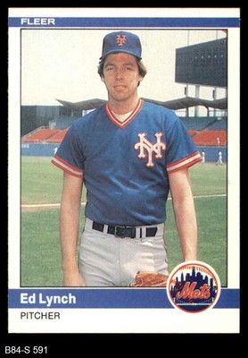 1984 Fleer #591 Ed Lynch Mets 8 - NM/MT | eBay