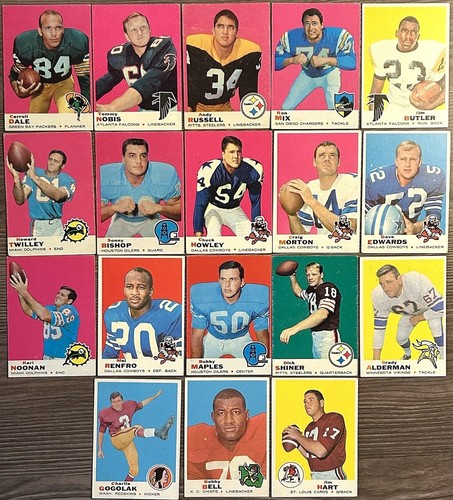 1969 Topps Vintage NFL Lot Of (18) VG-EX HOF | eBay