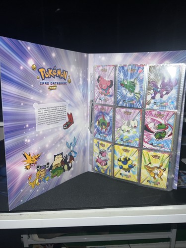 New! Pokémon Attack 2 Database Box - Complete binder and sleeved cards ...