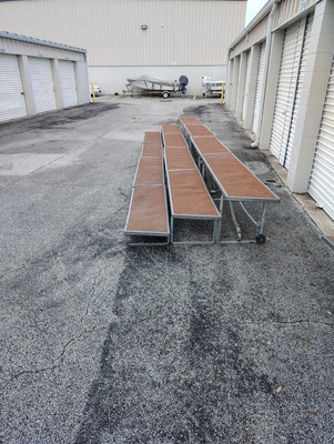 (5)Wenger Tourmaster 3 STEP choral risers | eBay