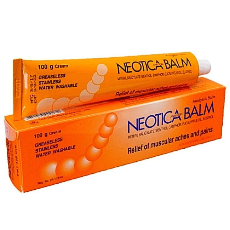 100 g. Neotica Analgesic Balm for Relief Muscular Aches & Pains Sports ...