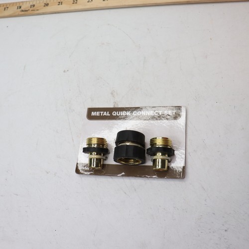 (3-Pk) Orbit Heavy-Duty Quick Connect Set w/ Automatic Shut-Off Hose ...