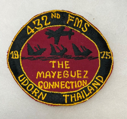 432nd FMS Squadron Mayeguez Incident Theater made Thai patch USAF ...