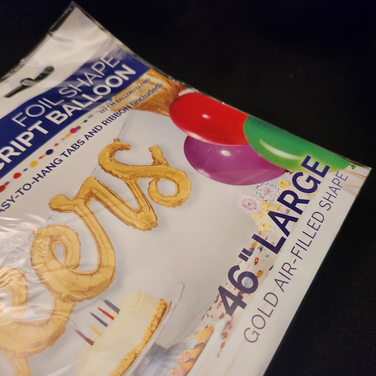 AIR FILLED FOIL SHAPE SCRIPT BALLOON 46" LARGE Gold CHEERS | eBay