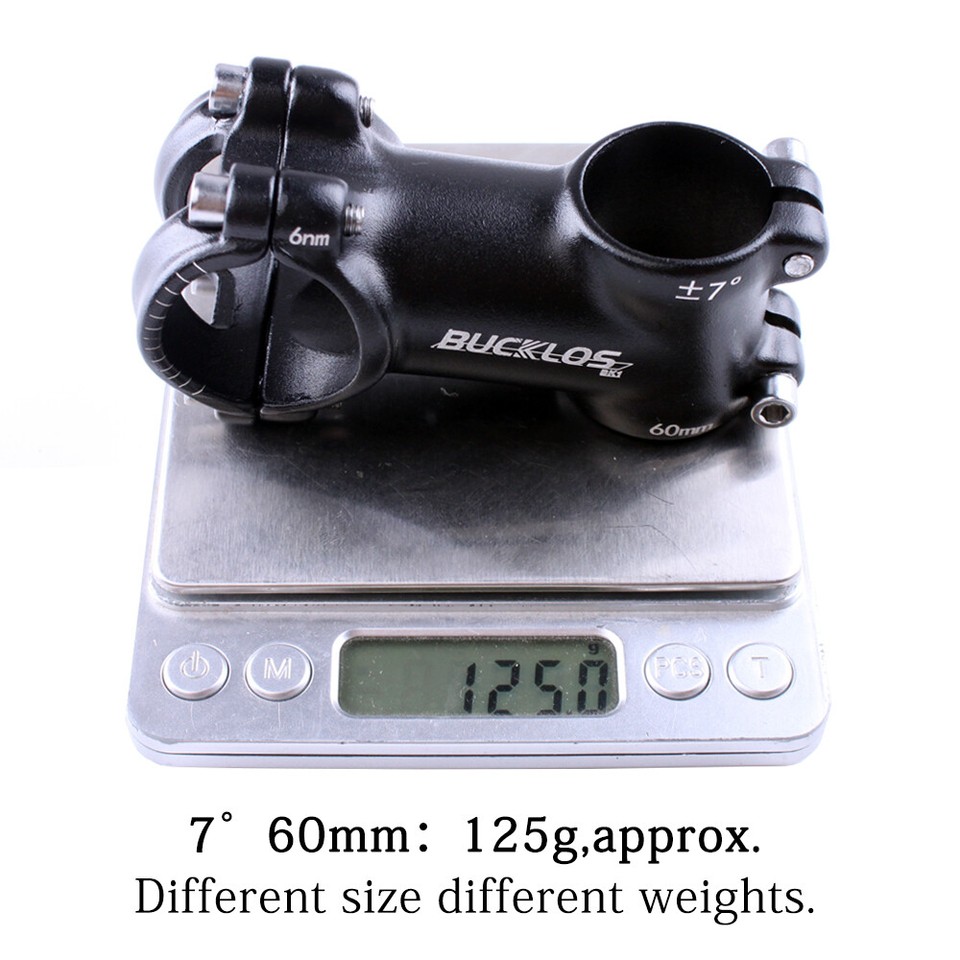 31.8mm Bicycle Adjustable Stem 6/7/17/22° Carbon/Aluminum 60-120mm BMX ...