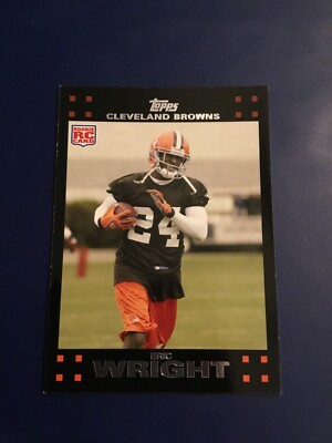 2007 Topps # 382 ERIC WRIGHT ROOKIE Cleveland Browns Nice ! | eBay