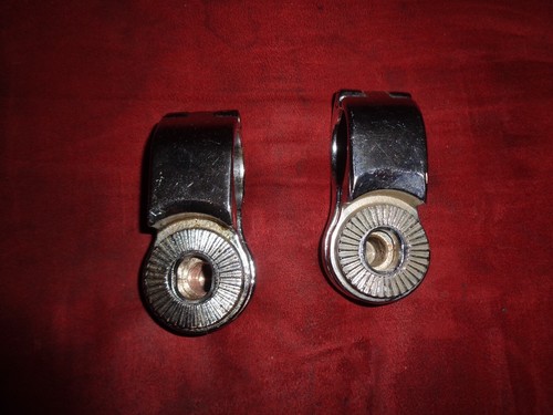 harley 50829-07a set of 2-chrome adjustable high way foot peg mounting ...