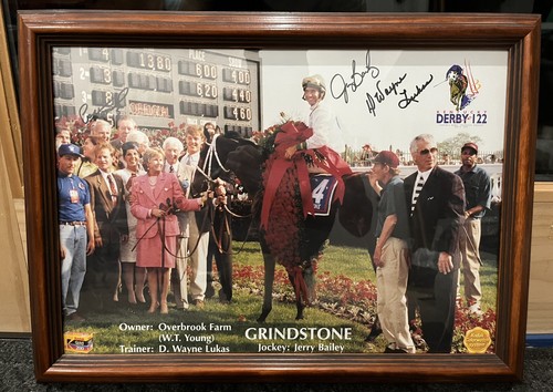 1996 - Kentucky Derby AUTOGRAPHED Photo - Jerry Bailey / D Wayne Lukas ...