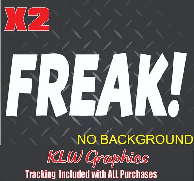 Freak Decal Sticker Turbo Diesel Truck Crew Cab Funny 7.3 6.7 6.6 JDM ...