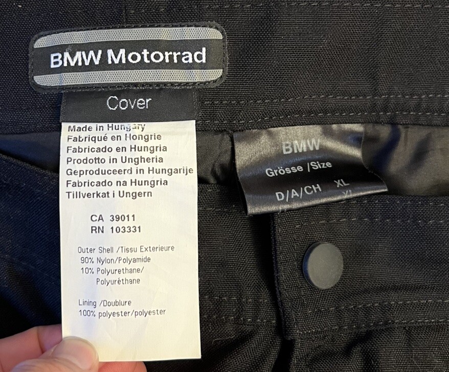 BMW MOTORRAD motorcycle riding Cover pants XL R4 | eBay