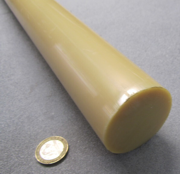 ABS Natural Round Rod, 2.00" Diameter x 60" Long | eBay