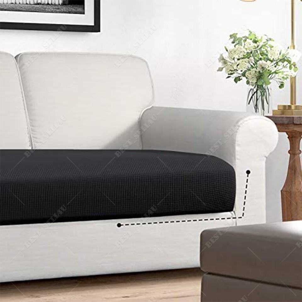Jacquard Stretch Individual Sofa Cushion Covers Couch Seat Slipcover ...