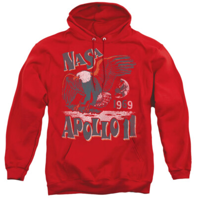NASA APOLLO 11 Licensed Adult Hooded and Crewneck Sweatshirt Hoodie SM ...