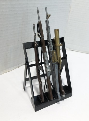 Vintage Weapons Rack 1960's GI Joe M1 Garand Carbine Grenade Launcher ...