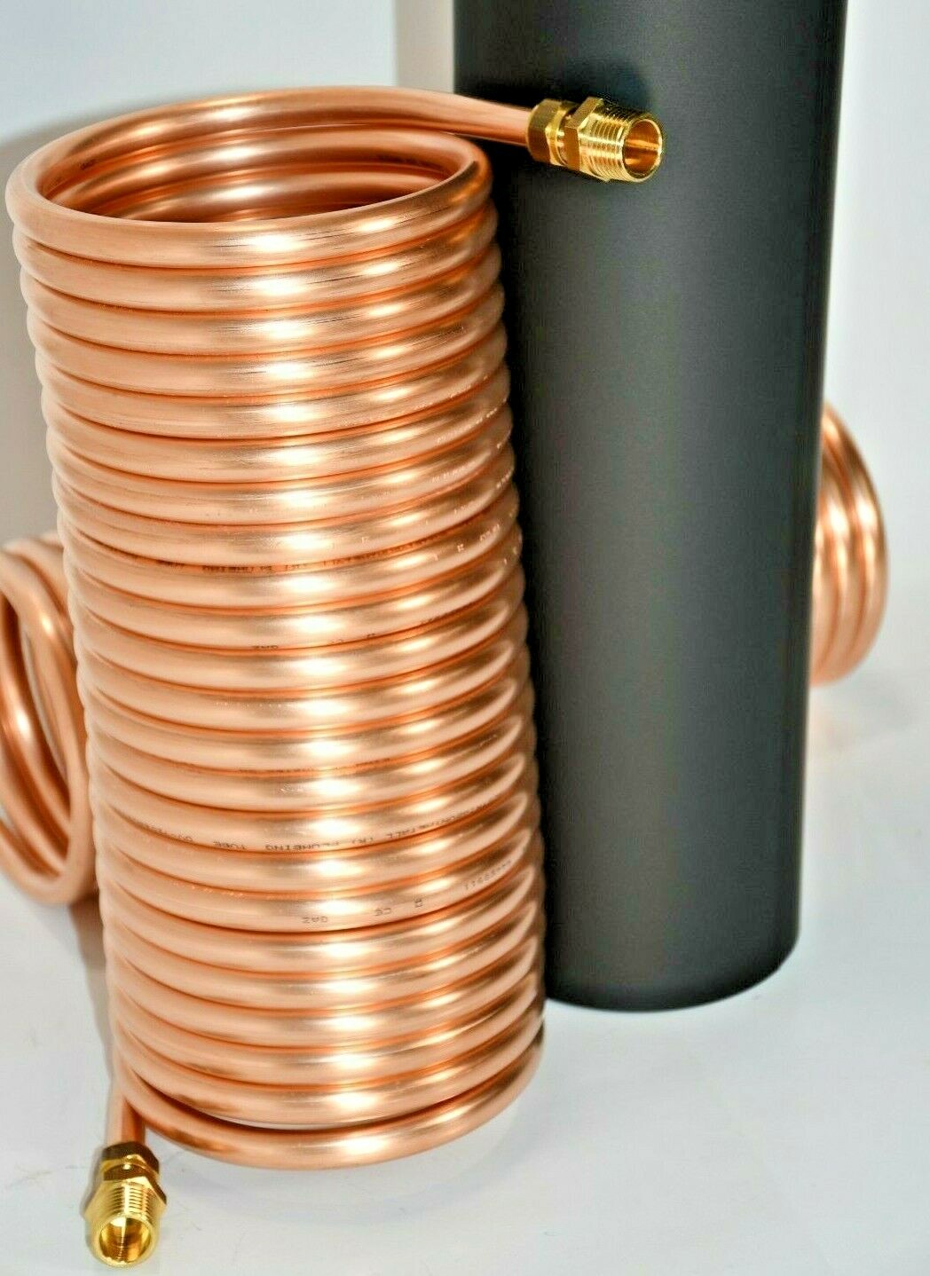 Spirale 10m Tubo di Rame 12x1mm Interno-ø ca.124mm Per da Forno 120mm ...