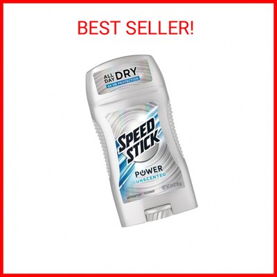 Speed Stick Men's Antiperspirant Deodorant, Unscented, 3 Ounce, 4 Pack ...