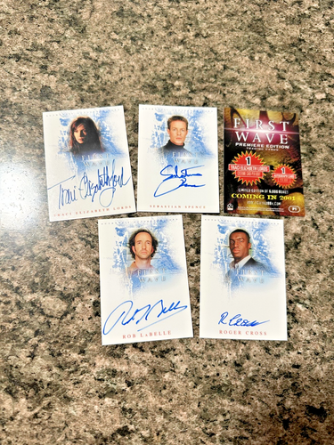 First Wave Autograph & Costume Card Sets 4 - Autograph / 1 - Promo / 6 ...