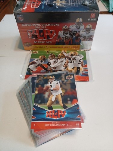2010 UPPER DECK FOOTBALL NEW ORLEANS SAINTS SUPER BOWL BOX SET, OPENED ...