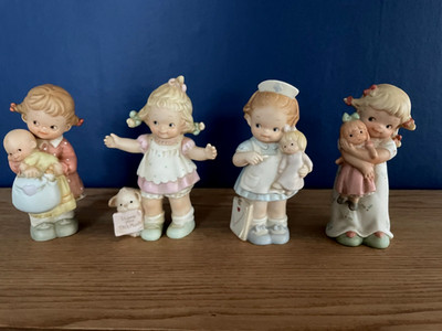 ANOTHER SET OF 4 SWEET MABEL LUCIE ATTWELL FIGURES 1999 GOOD COLLECTION ...