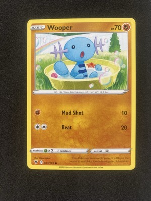 Wooper 083/185 Vivid Voltage Pokemon TCG Card 2020 Free Postage | eBay UK