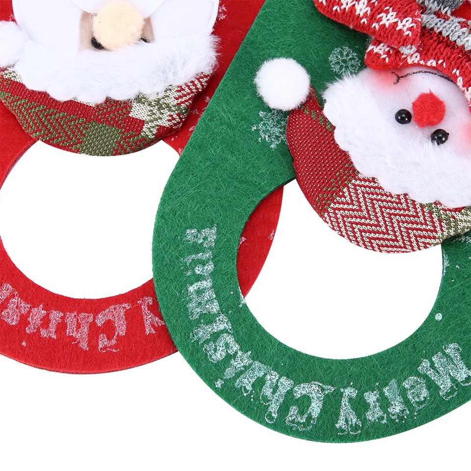 4x/Set Christmas Door Ornaments Cartoon Door Hanging Pendants For Hotel ...
