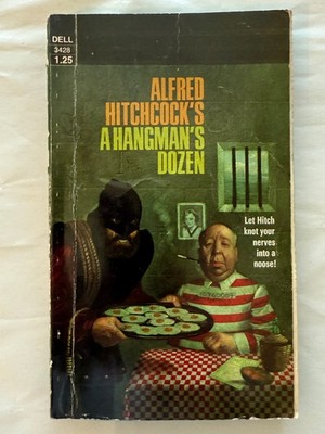 Alfred Hitchcock A Hangman's Dozen, vintage Dell paperback book mystery ...