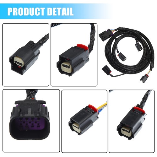 Chicote de fios X AUTOHAUX sensor de backup traseiro compatÃ­vel com ...