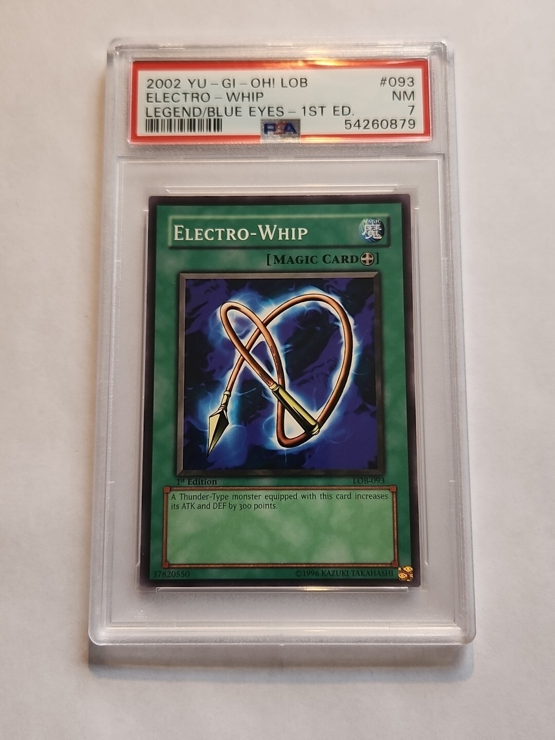 Yu-Gi-Oh! TCG Electro-Whip Legend of Blue Eyes White Dragon LOB-093 1st ...