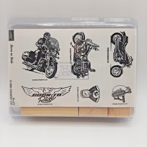 Stampin Up Motorcycle Stamp