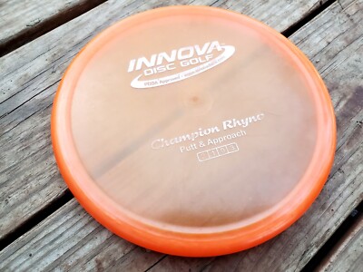 Innova Champion Rhyno 171g Orange Pearly Disc Golf Putter OOP Penned | eBay
