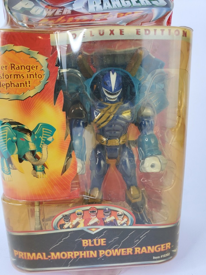 NEW Bandai Power Ranger Wild Force Blue Primal Morphin Power Ranger ...