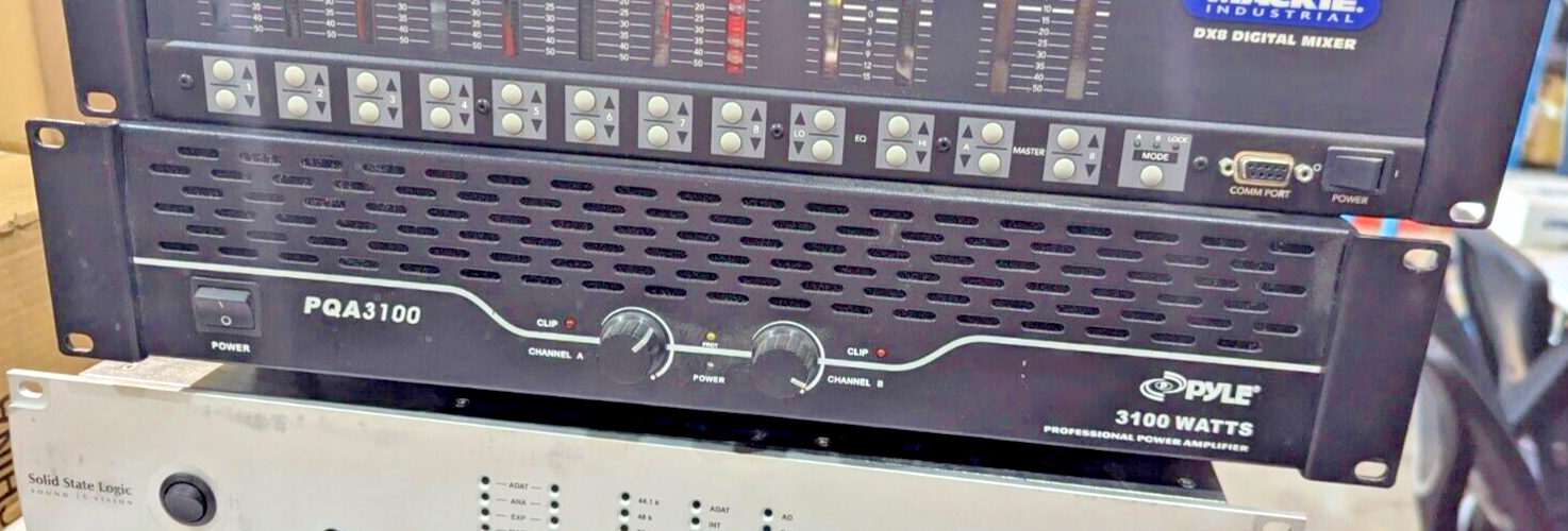 PYLE PRO PQA3100 3100W Power DJ Amplifier Amp Stereo 19" Rack Mount | eBay