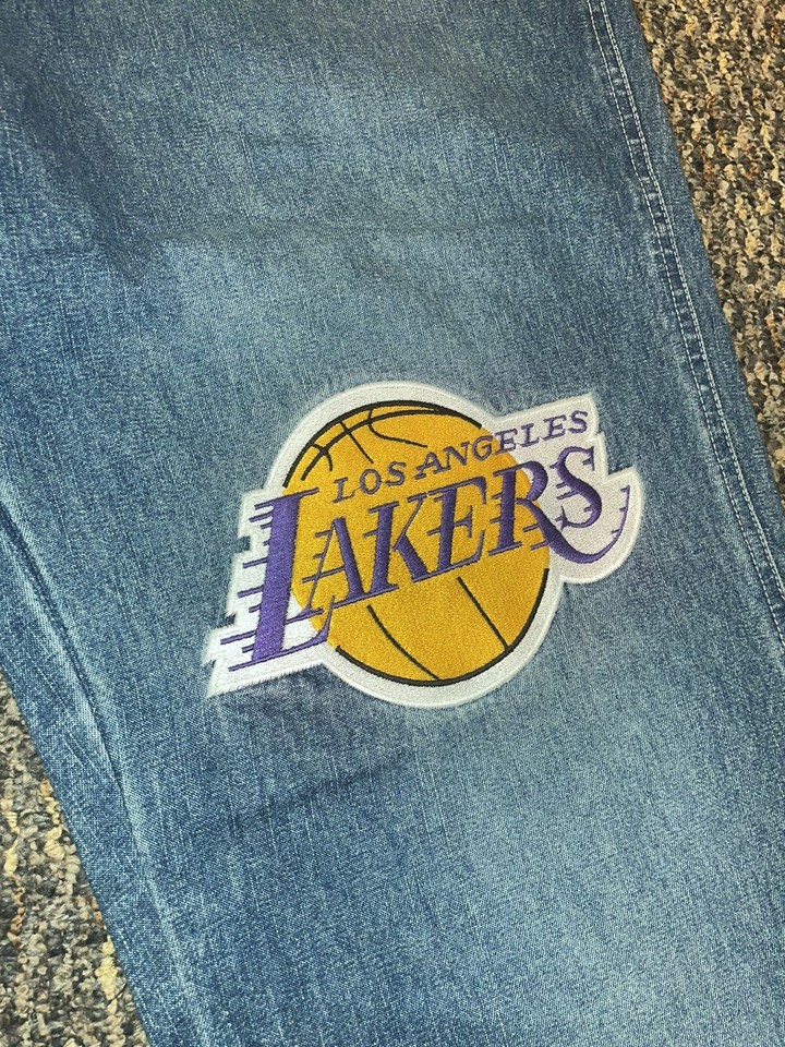 NWT Vintage UNK NBA Denim Jeans Basketball Men’s 32x30 Lakers Kobe Eta ...