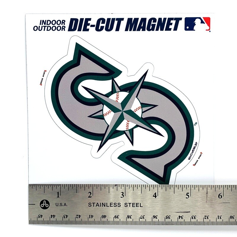 Seattle Mariners Magnet 3x5 Outdoor Rated Vinyl Auto Fridge MLB ...