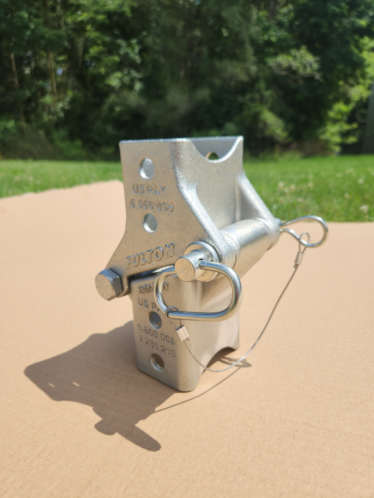 Fulton 2" x 3" Bolt-On Trailer Hinge Kit Fold-Away Coupler 5,000 lb ...