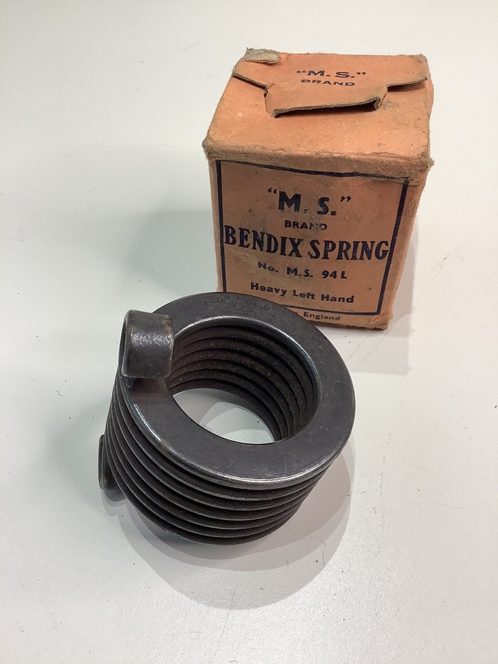 NOS Bendix LEFT HAND Starter Drive Spring 7 turns, 2" OD, 1 5/16” ID ...