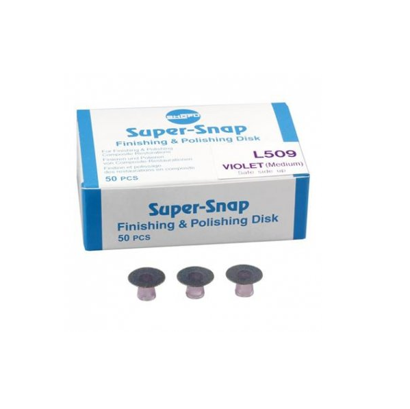 Shofu Dental Super-Snap Disks Contouring Violet Medium Discs L509 50/CT ...