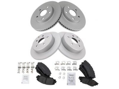 For 2012-2017 Toyota Prius V Brake Pad and Rotor Kit Front and Rear ...