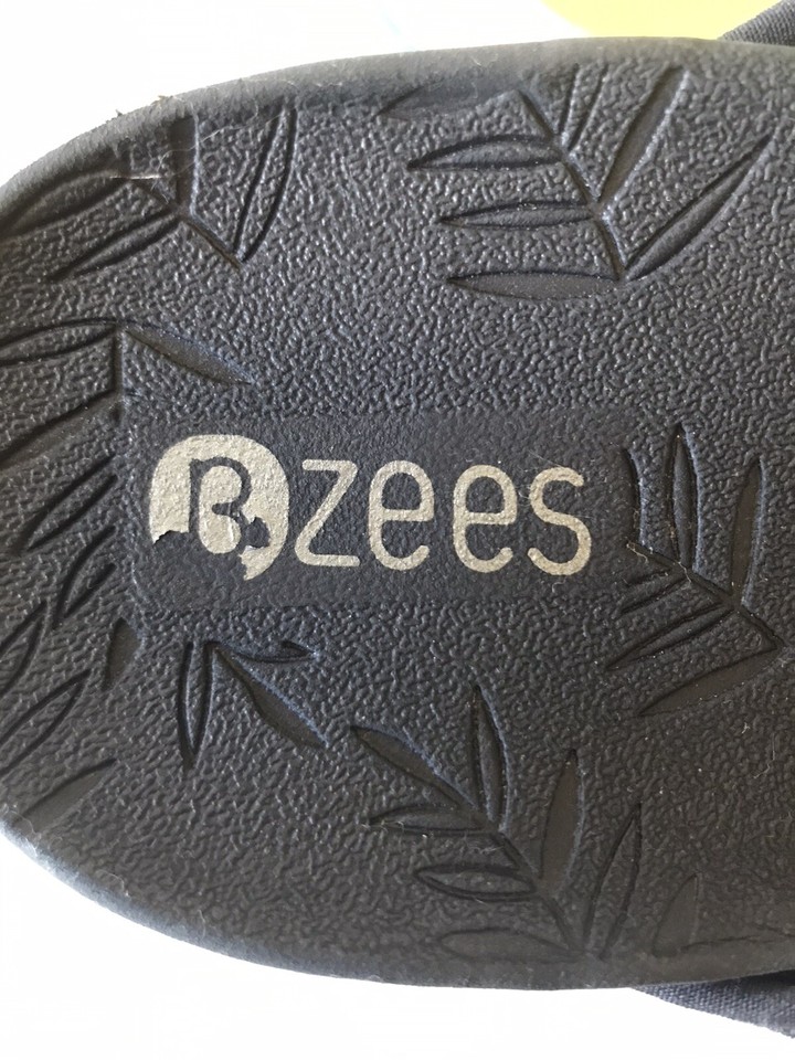 WOMEN'S BZEES BLUE GALAXY PLATFORM SANDALS ADJUSTABLE SLIP ON SANDALS ...