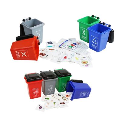 Garbage Can Sorting Toy 4 Trash Cans ,Educational with 108 Garbage ...