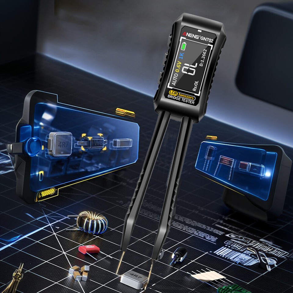 Digital Smart Tweezer ESR Meter LCR SMD ESR Mini Tester Measurement ...