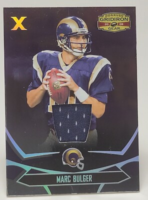 2008 Donruss Gridiron Gear Marc Bulger Jersey X's /100 | eBay