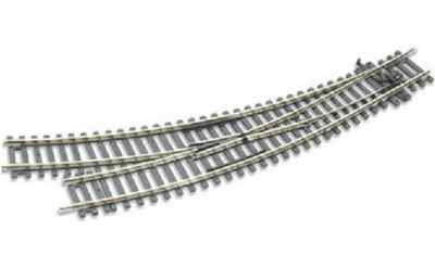 PECO HO Code 100 Short Curved double radius Right Turnout ST244 | eBay