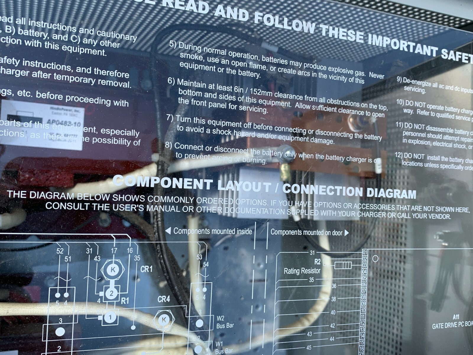 HindlePower AT10-1 Battery Charger: 240VAC 1 Phase Input, 130VDC 40Amp ...