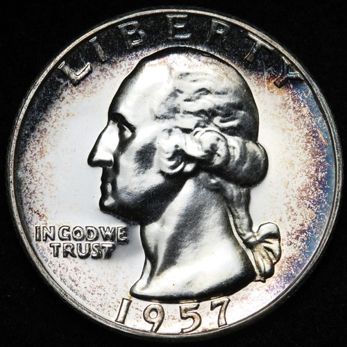 1957 Washington Silver Quarter PROOF E199 ARF | eBay