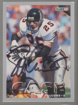 Autographed 1993 Fleer Scott Case - Falcons | eBay
