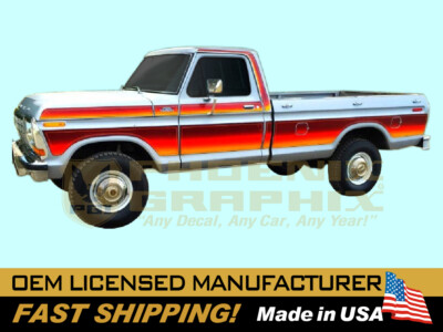 1979 Ford F100 F150 F250 Free Wheeling Chromatic Truck Reflctve Decal ...