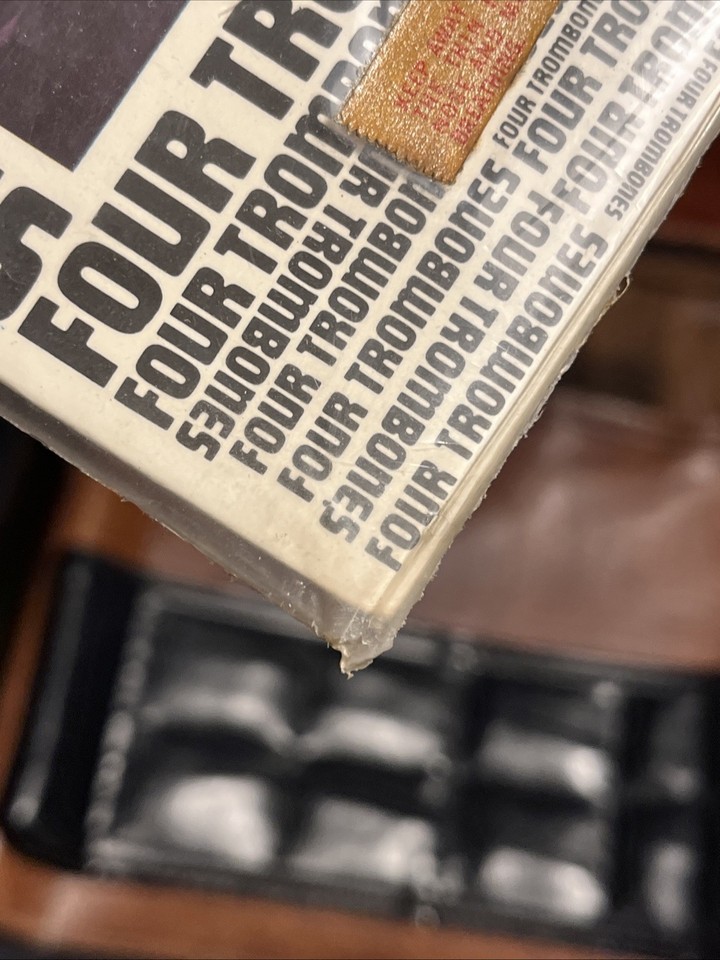 SEALED CHARLES MINGUS Four Trombones LP FANTASY 6005 OG 1962 Blue LP ...